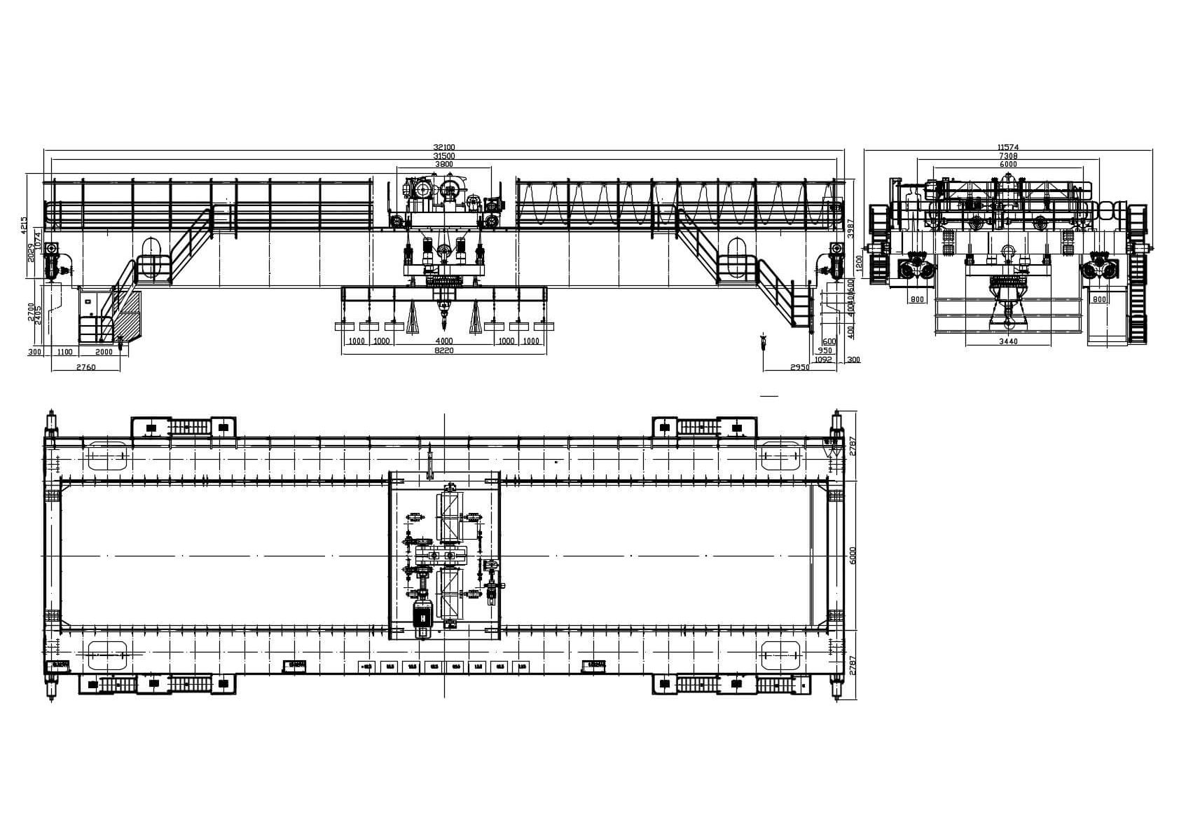 Magnetic Overhead crane - Slkjcrane
